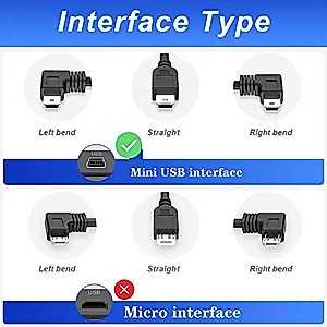 ATYFUER Dash Cam Hardwire Kit GPS Charger Cable GPS Navigator Charger Cable Mini USB Hard Wire Kit Dash Cam Power Cable for 12V Car and 24V Truck（11.5ft）