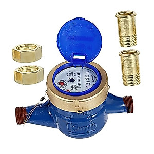 FUNOMOCYA Water Flow Meter Dn15 Water Tablw Water Table Water Tabke Rit Synthetic Water Tablr Water Meter