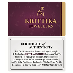 KRITTIKA JEWELLERS womens 925 sterling silver ring (Red, 8.5)