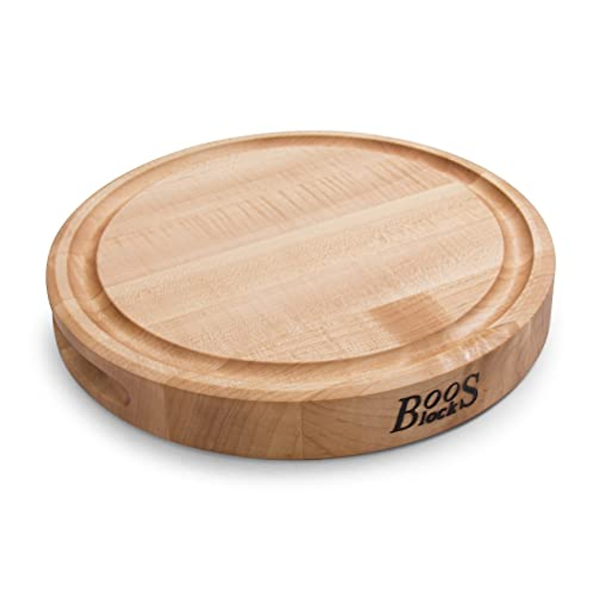 John Boos Block CB1051-1M1515175 Maple Wood Round Cutting Board with Juice Groove, 15 Inches Round x 1.5 Inches