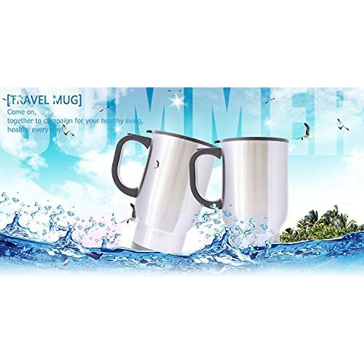 Practically Perfect in Every Way- Funny Travel Mug 14oz Coffee Mugs or Tea Cup Cool Birthday/christmas Gifts for Men,women,him,boys and Girls