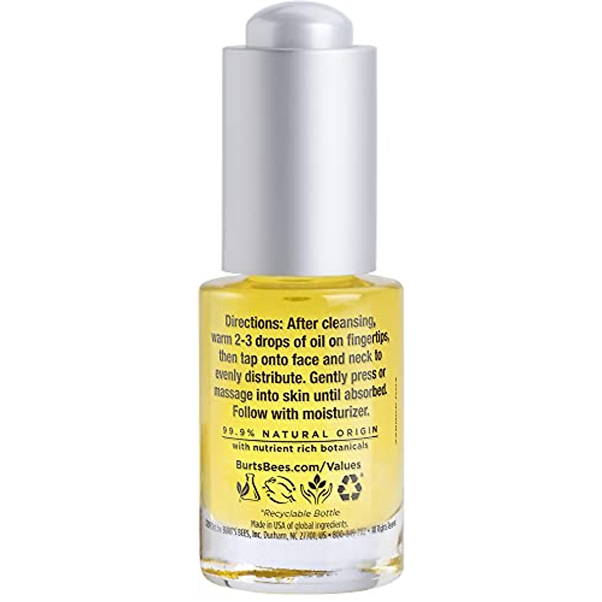 Face Oil, Burt's Bees Hydrating & Anti-Aging Facial Care, 0.05 fl oz Ounce (Packaging May Vary)