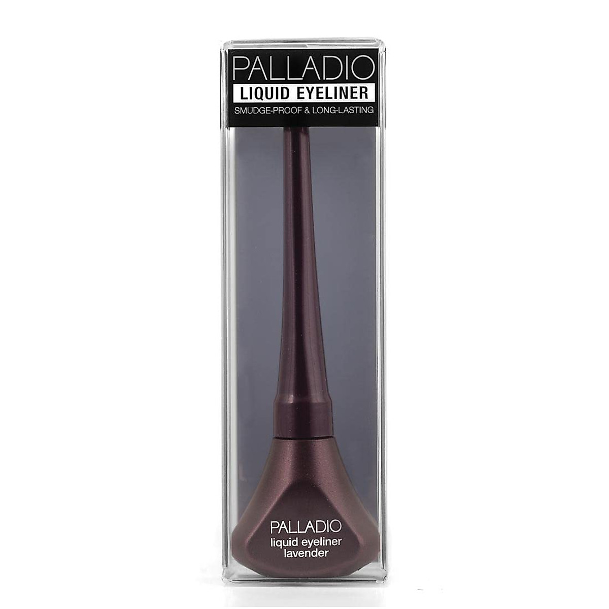 Palladio Liquid Eyeliner, Highly Pigmented and Waterproof Eyeliner, For Intense Eye Definition, Smear-proof Eyeliner Liquid, Includes Easy Grip Wand and Felt Tip Eyeliner Applicator, Lavender