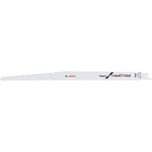 Bosch DIY Säbelsägeblatt Heavy for Wood and Metal zum Sägen in Holz und Metall (2 Stück, S 1411 DF)