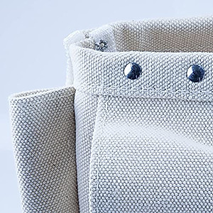 Klein Tools 5416T Tool Bag, Bull-Pin and Bolt Pouch, No. 4 Canvas with Tunnel Connection, 5 x 10 x 9-Inch