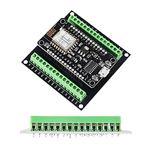 MELIFE 3 Pack ESP8266 Breakout Board GPIO 1 into 2 Double-layer PCB Board for ESP8266 ESP-12E for NodeMCU Development Board