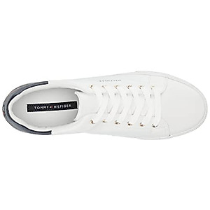 Tommy Hilfiger Women's LADDIN Sneaker, White Multi, 9.5
