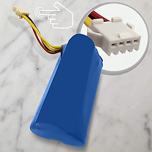 PURE CLEAN Replacement Lithium-ion Rechargeable Battery-Used for Pyle Models: PUCRC25,PUCRC25_0,PUCRC26B Smart Robot Vacuum Automatic Floor Cleaner-PRTPUCRC25LIBAT