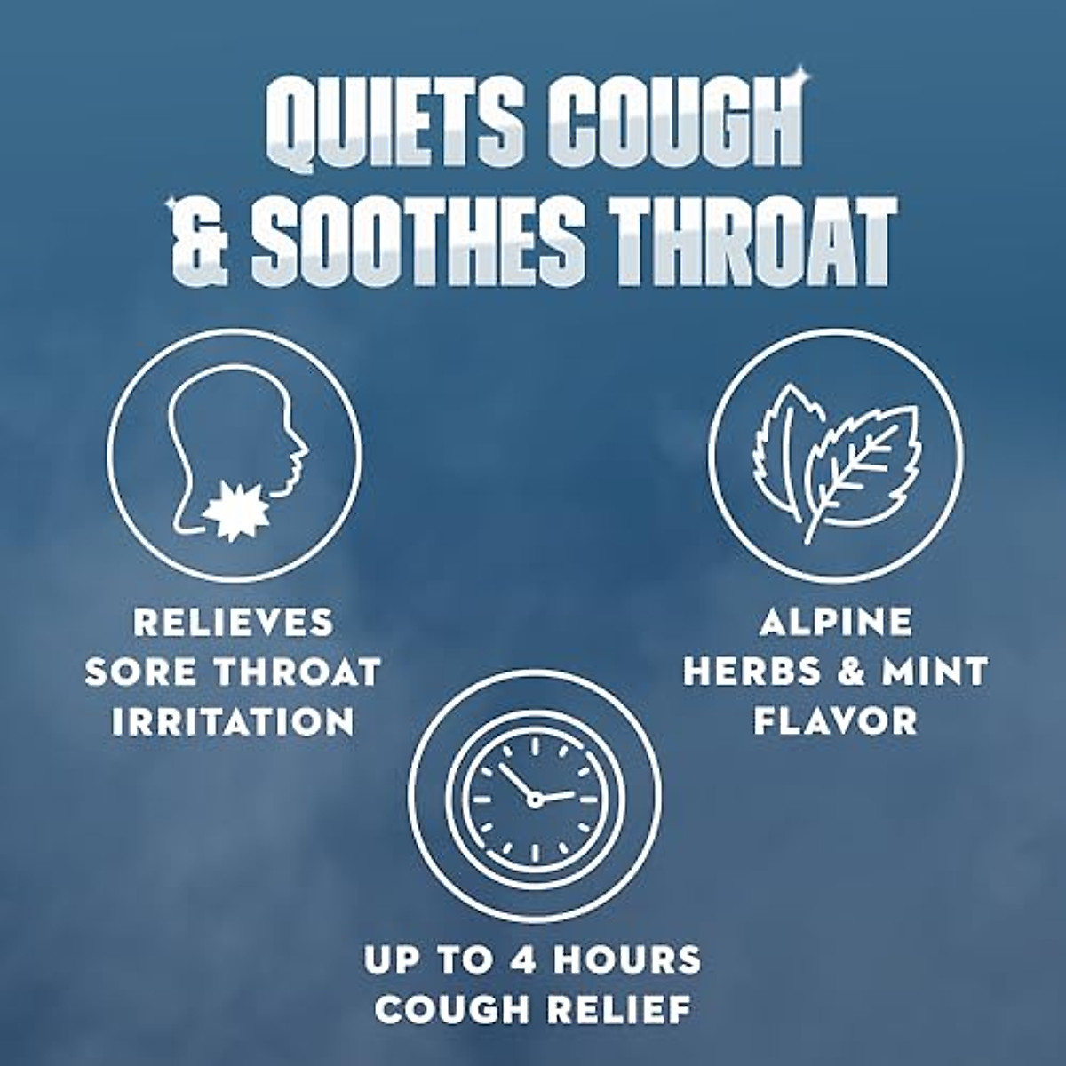 Mucinex Instasoothe Sore Throat Relief + Cough Relief, Sore Throat Lozenges, Cough Drops with Dextromethorphan HBr & Hexylresorcinol, Alpine Herbs & Fresh Mint Flavor Medicated Throat Drops, 40ct