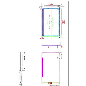 Ferwooh Nextion Basic Display 7.0'' NX8048T070 7.0inch TFT Resistive Touch Screen Panel 800×480 UART HMI Intelligent LCD Display Module