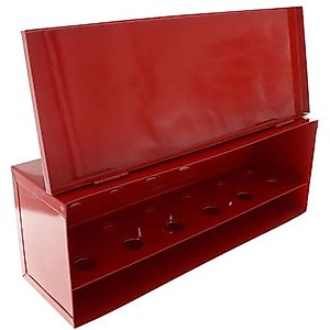 FPPI Sprinkler Cabinet (12 Head) - Steel, Red, Rotary