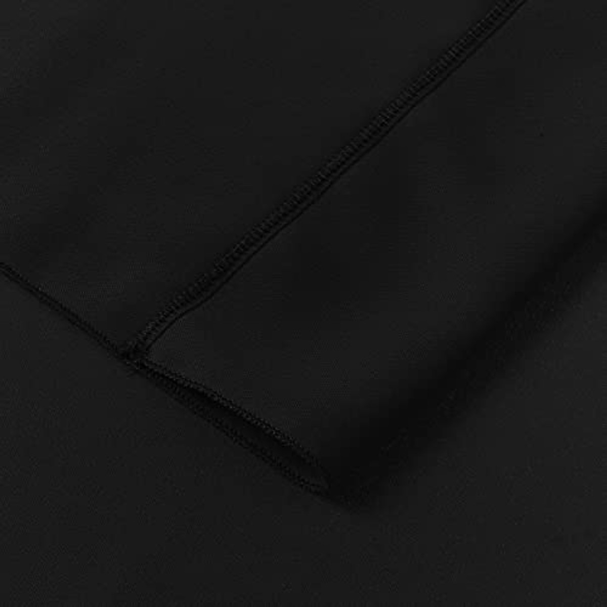 AK TRADING CO. 10 feet x 8 feet IFR Polyester Backdrop Drapes Curtains Panels with Rod Pockets - Wedding Ceremony Party Home Window Decorations - Black