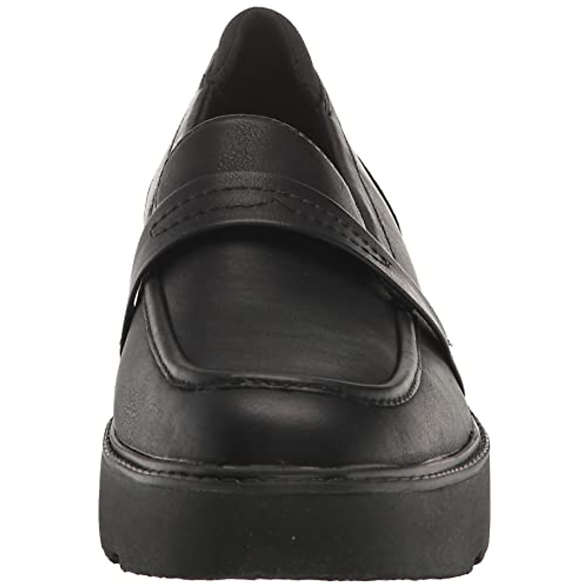 Dr. Scholl's Shoes Women's Vibrant Loafer, Black Synthetic, 9.5