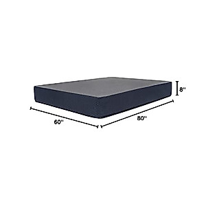 Dreamfoam Bedding Chill 8" Gel Memory Foam Mattress, Queen- Made in Arizona
