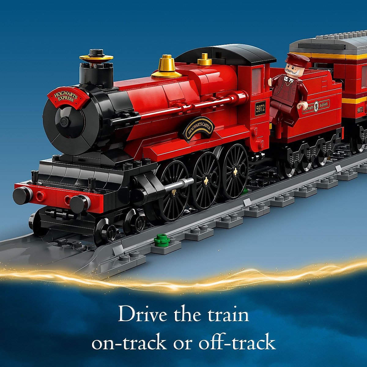 LEGO Harry Potter Hogwarts Express & Hogsmeade Station 76423 Building Toy Set; Harry Potter Gift Idea for Fans Aged 8+; Features a Buildable Train, Tracks, Ticket Office and 8 Harry Potter Minifigures