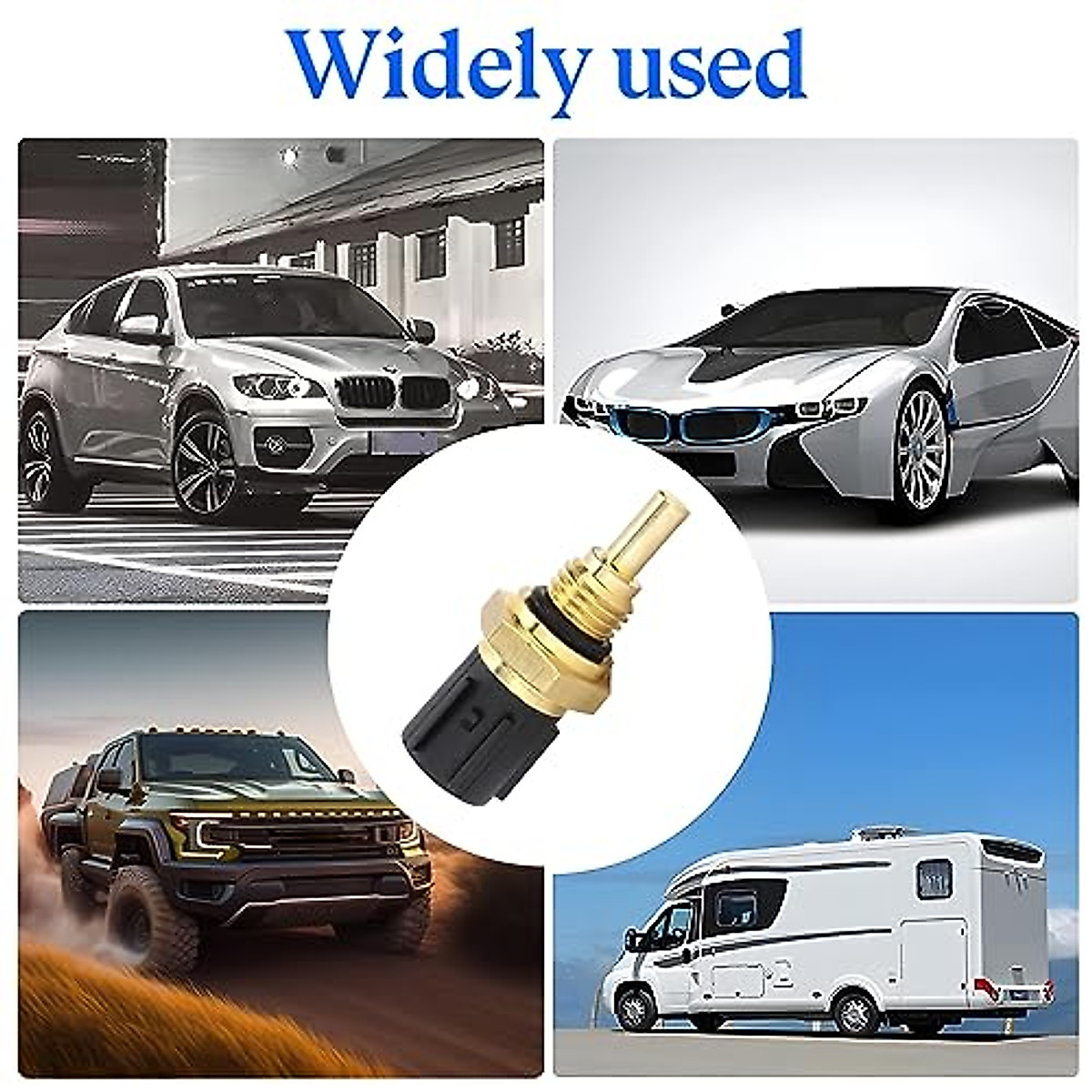 zipelo 48160-PGJ-003 New Differential Oil Temperature Sensor, Replaces Part Number 1434050 Engine Coolant Temperature Sensor, Compatible with Some 2003-2015 & 2006-2014 Vehicles, Car Accessories