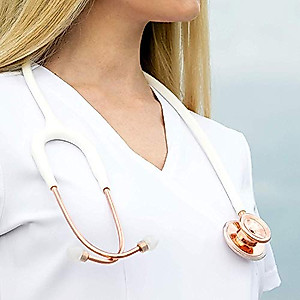 MDF MD One Stainless Steel Stethoscope, Adult, Black Tube, Black Chestpieces-Headset, MDF777BO