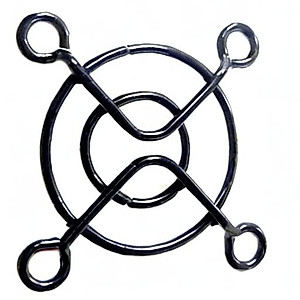 40mm Black Fan Grill (4 Pack)