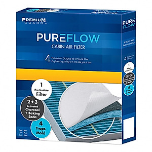 Pureflow Cabin Air Filter PC8214X|Fits 2022-21 Ford F-600 Super Duty,2022-20 F-600 Super Duty,2022-20 F-450 Super Duty,2022-17 F-450 Super Duty