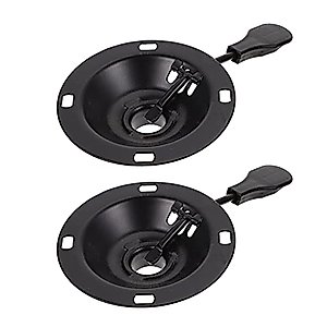 NUOBESTY 2pcs Office Chair Tilt Accessories Replacement Heavy Duty Seat Chair Swivel Base Plate Lift Lever Handle for Chair Furniture Bar Stool Ironware