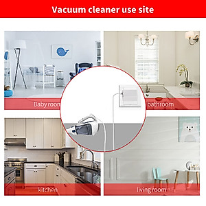 MEROM 15V Charger for Black and Decker 90627870 S003AQU1500015 Dusbuster Handheld Vacuum HHVI315JO42 HFVB315J22 HHVI320JR02 Black + Decker Hand Spillbuster 90629039 Charging Cord