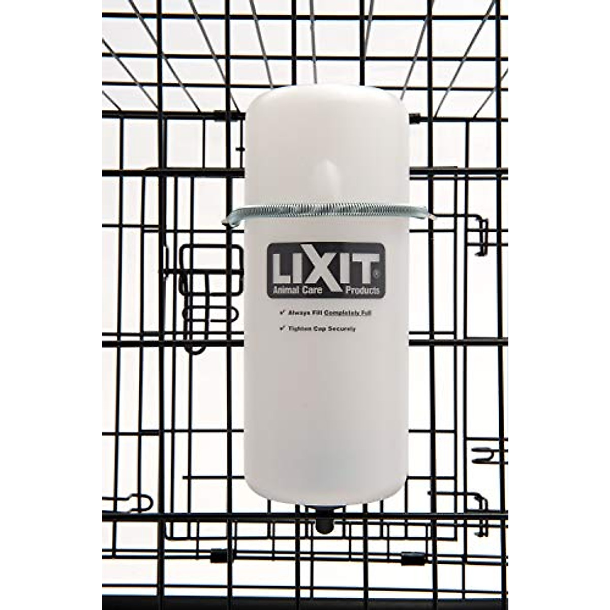 Lixit Wide Mouth Water Bottles for Large and Small Dogs (32oz Small Dog, White)