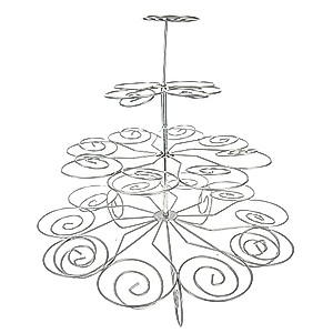 Home Basics 23 Cupcake or Muffin Centerpiece Holder Stand, 3 Tier