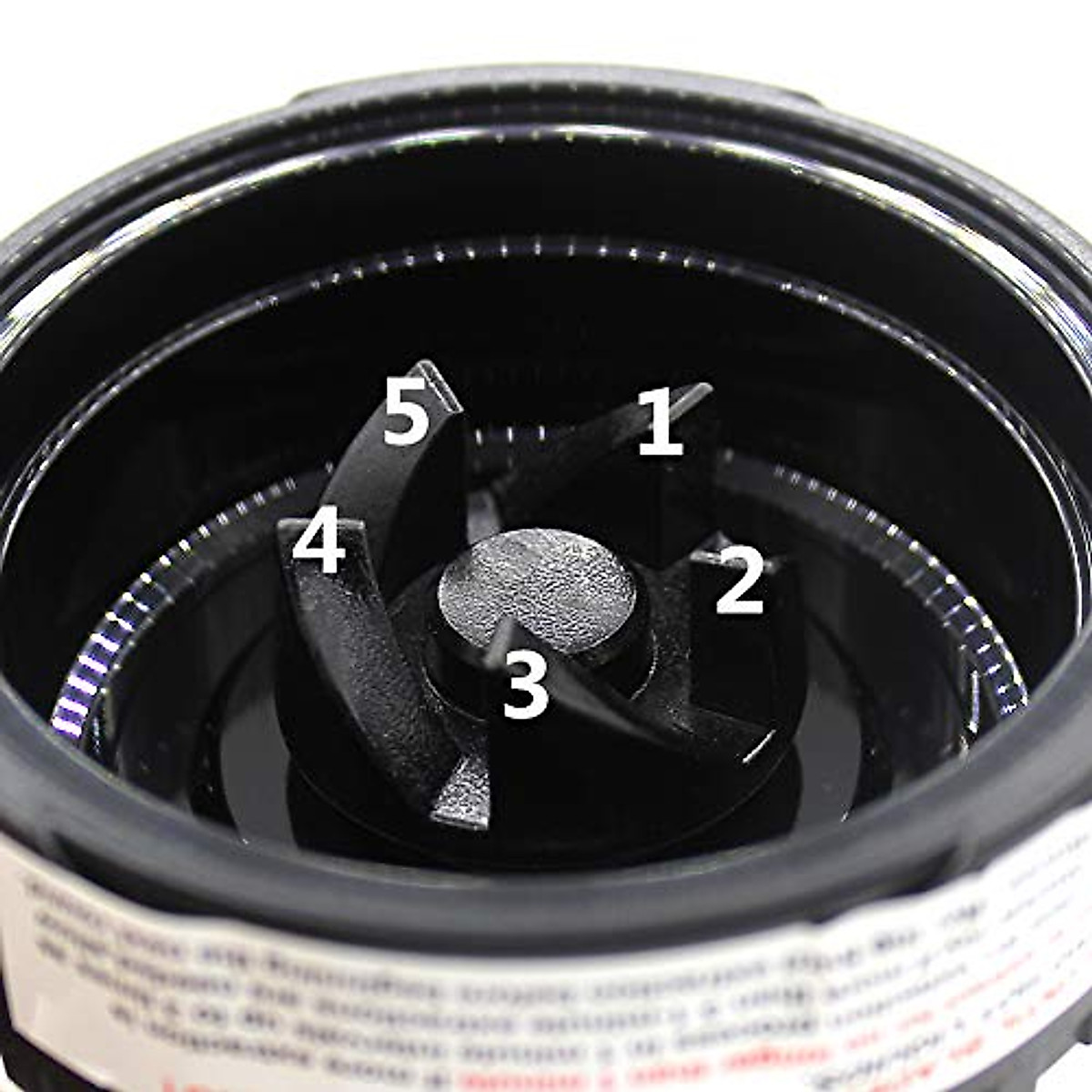 Anbige Replacement Parts Blade,Compatible with Ninja Blender Accessories for Ninja QB3000/QB3000SSW/QB3004/QB3005 (5 Fins)