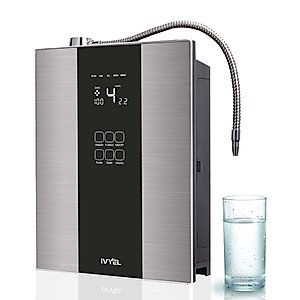 Korea-Made Ivyel PL Alkaline Water Machine,Water ionizer, Produces ph 8.5-10.0 Alkaline Water/Acidic Water/Hydrogen Water/Water Purifier Filter/Ionized Water/Antioxidant Water
