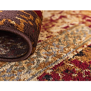 Unique Loom Barista Collection Area Rug - Arusha (2' 2" x 3' 1" Rectangle, Beige/ Black)