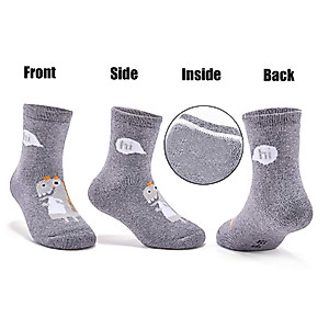 HowJoJo Big Boys Thick Cotton Socks Kids Warm Socks Winter Thermal Crew Socks 8-10 Years