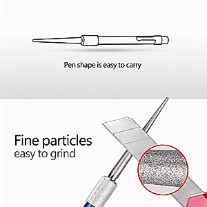 Multipurpose Sharpening Stone Pen Type,Diamond Knife Sharpener Stick,Knife Sharpener,Diamond Sharpener,Sharpener Stick,for Outdoor Kitchen…