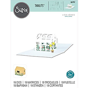 Sizzix Sizzx Thinlits Die Set 19PK Pop-Up Garden by Lisa Jones | 665957 | Chapter 3 2022, Multicolor