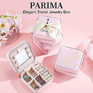 Parima Travel Must Haves Jewelry Box, Constellation Jewelry Box | Small Jewelry Organizer Box | Necklace Earrings Ring Box | Mini Travel Jewelry Case for Girls Jewelry Box -Taurus