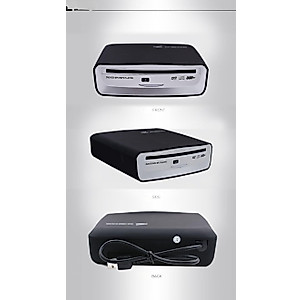 Car External Universal CD Player USB External Car Slot-Load CD Player Compatible with Android Navigation (Android Version 4.4 and Above)/PC/TV-Plug and Play