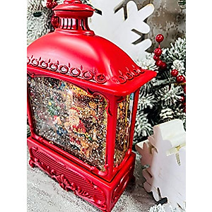 Toy Workshop Lighted Snow Lantern 10.625"