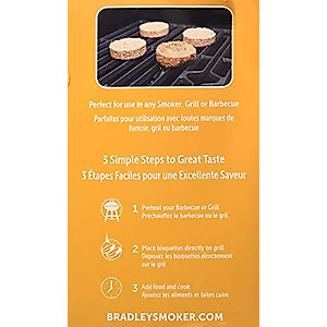 Bradley Smoker Bisquettes for Grilling and BBQ, Beer Premium Blend, 48 Pack