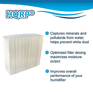 HQRP 1043 Super Wick Humidifier Filter Replacement for Essick Air AIRCARE Bemis Space Saver 800 8000 826000 826800 826900 821000 831000 826600 EP9500 EP9800 EP9700 EP9R500 EP9R700 EP9R800 SS390DWHT