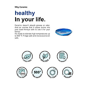 LE TAUCI Ceramic Spoon Rest, Housewarming Present, Coffee Spoon Holder for Kitchen Counter, Stove Top Protection, Kitchen Decor, Accessories for Countertop - 4.9 inch, Set of 4, Gradient Red