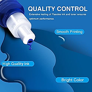 Paeolos Compatible Refill Ink Replacement for Epson 664 T664 Work with Expression ET-2500 ET-2550 ET-2600 ET-2650 ET-3600 ET-4500 ET-4550 ET-16500 Printers, 2 Bottles of Black