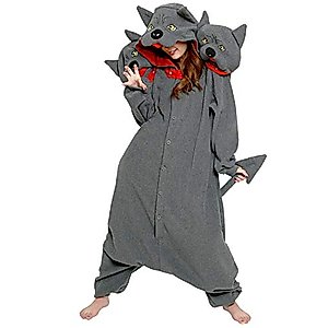 SAZAC Cerberus Kigurumi - Onesie Jumpsuit Halloween Costume