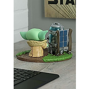 Funko POP Deluxe Star Wars: The Mandalorian - The Child with Canister, Multicolor, Standard