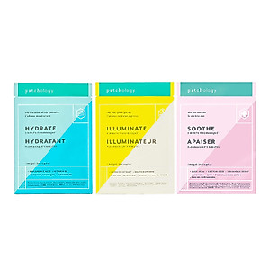 Patchology Perfect Weekend Facial Sheet Mask - Potent Hyaluronic Acid & Firming Formula - Intense Moisturizing & Hydration for Men & Women - Ultimate Skin Revitalizing Face Sheets, 3 count