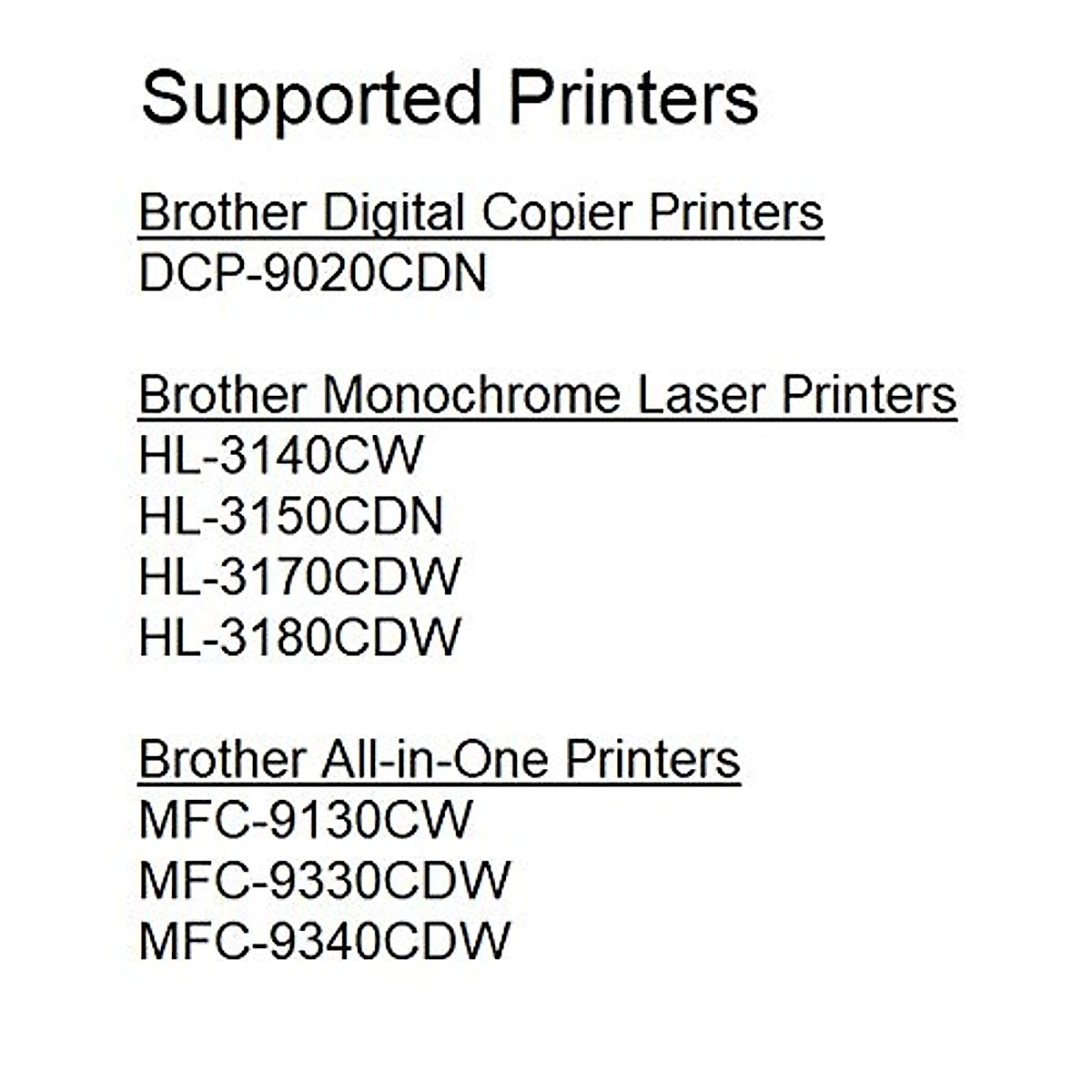 Speedy Toner Compatible Toner Cartridges TN221/TN225 use for Brother MFC-9130 MFC-9130CW Replaces Part # TN-221BK, TN-225C, TN-225Y and TN-225M- (4 Pack)