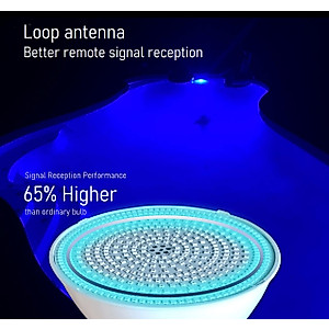 LED Pool Light Bulb for Inground Pool 120V 40W with Remote Control Color Memory Replacement for Pentair Hayward Pool Lights