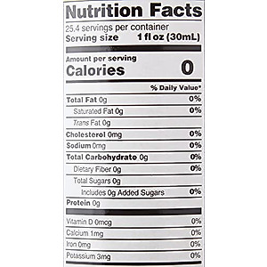 Jordan's Skinny Syrups Sugar Free Coffee Syrup, Vanilla Flavor Drink Mix, Zero Calorie Flavoring for Chai Latte, Protein Shake, Food and More, Gluten Free, Keto Friendly, 25.4 Fl Oz, (Pack of 6)