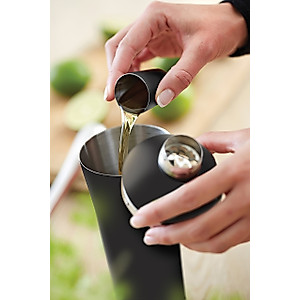 Swissmar Nuance Cocktail Shaker, Soft Touch Black