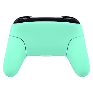 eXtremeRate Mint Green Faceplate Backplate Handles for Nintendo Switch Pro Controller, DIY Replacement Hand Grip Housing Shell Cover for Nintendo Switch Pro Controller - Controller NOT Included