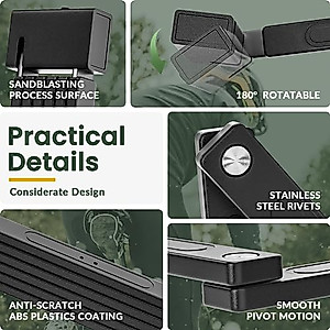 Titanker Folding Bike Lock for Bicycle - 100cm Long Foldable Bike Locks with Keys and Mount, Heavy Duty Anti Theft Bicycle Locks Compact Hardened Steel Bike Lock for Electric Bikes Motorcycles Scooter