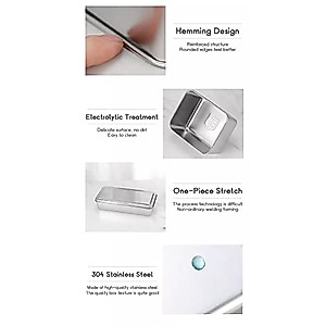 Xarra - Japanese Mini Container, Stainless Steel Yakumi Mise En Place Box, Multi Compartment Set For Food, Herbs, Seasoning and Spices (6 Compartment)